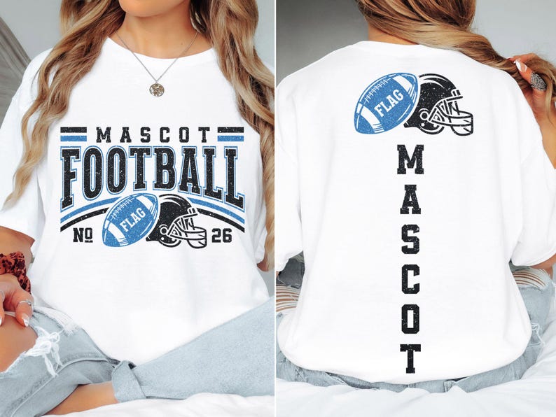 Flag Football Svg Png, Flag Football Team Template Svg Png, Football ...