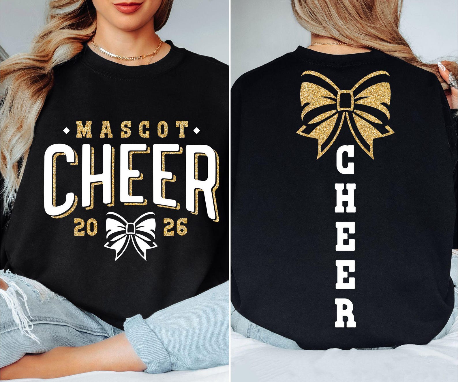 Cheerleading SVG Bundle: Cheer Mom, Pom Poms, Megaphone (digital Files ...