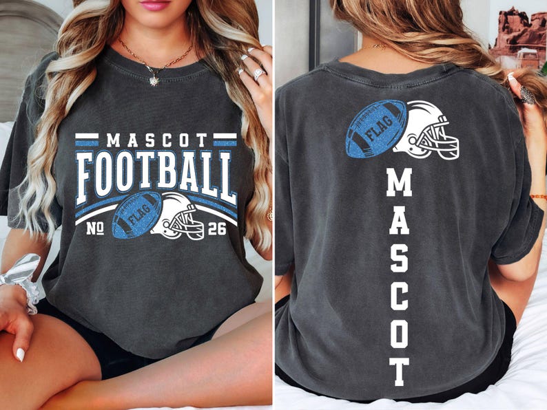 Flag Football Svg Png, Flag Football Team Template Svg Png, Football ...