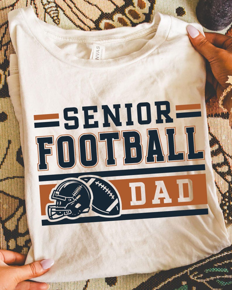 Senior Football Dad 2026 Svg, Png Dxf Eps, Football Dad, Varsity ...