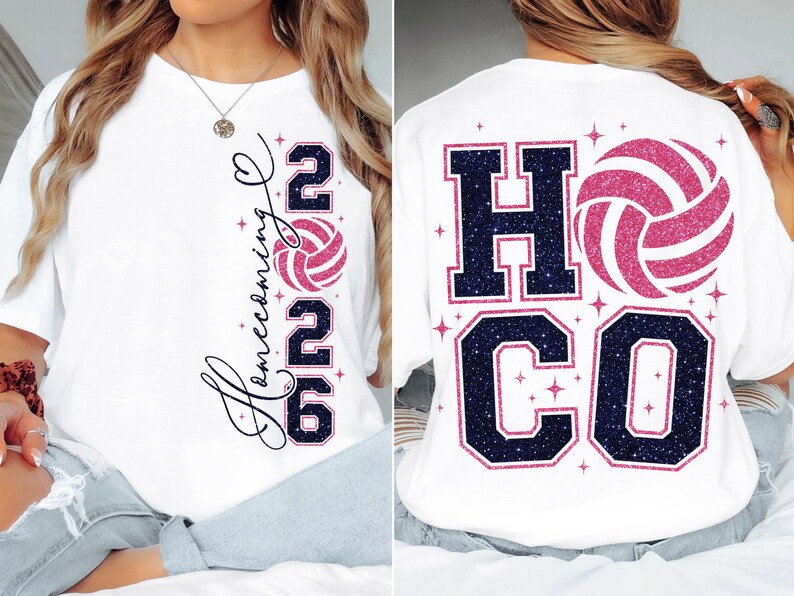 Hoco 2026 Svg Png Volleyball Homecoming 2026 Svg Homecoming Svg Png ...