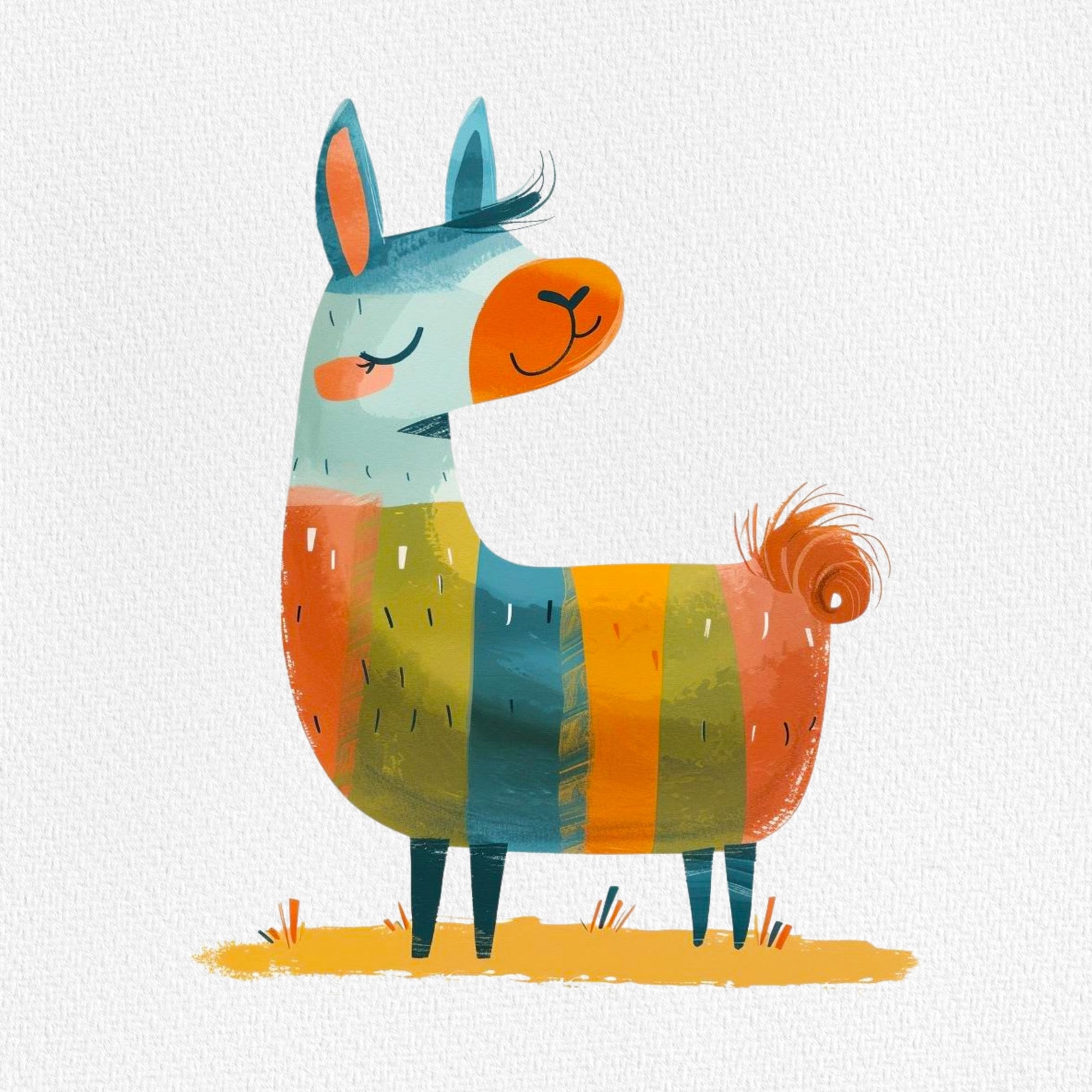 Llama Clipart, Llama Clipart Bundle, Cute Alpaca Clipart, Llama ...