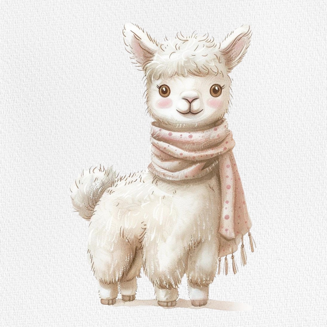 Llama Clipart, Llama Clipart Bundle, Cute Alpaca Clipart, Llama ...