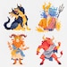 Greek Gods and Mythical Creatures Watercolor Clipart Collection, Greek ...
