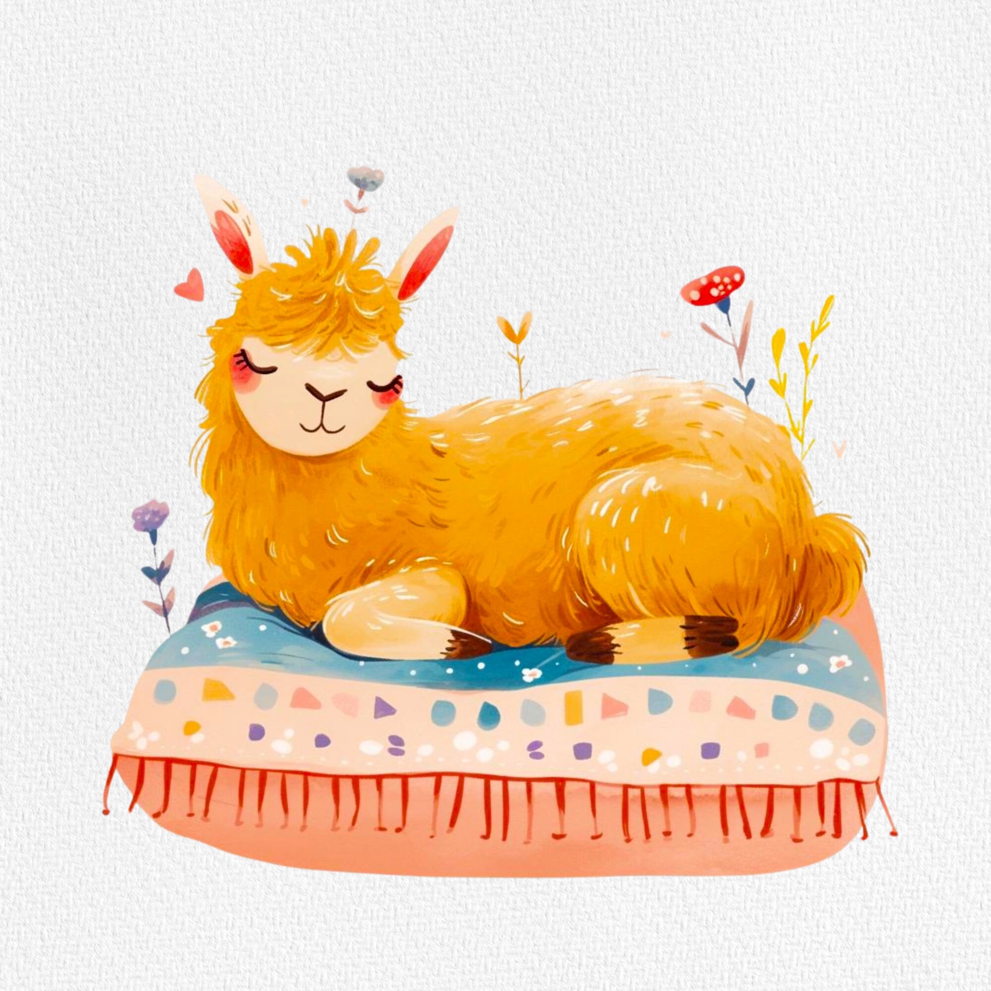 Llama Clipart, Llama Clipart Bundle, Cute Alpaca Clipart, Llama ...