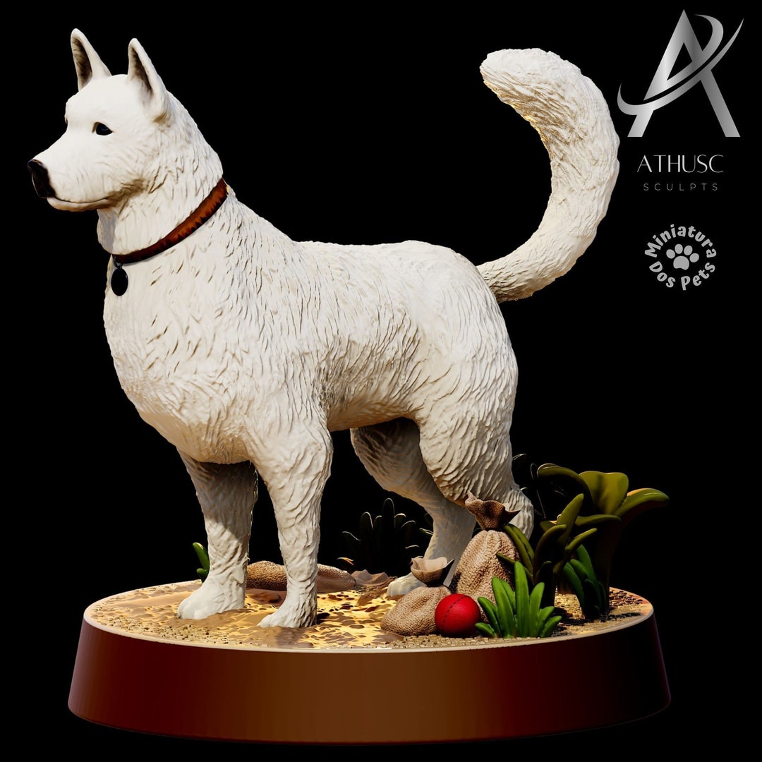 Scratch Baldur's Gate 3 Dog Miniature: Hand Painted Resin Dnd Figurine ...