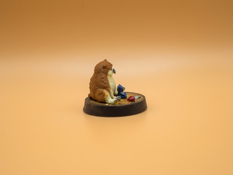 Baldur's Gate 3 Owlbear Cub: Hand-painted Resin Miniature (28/32/50mm ...