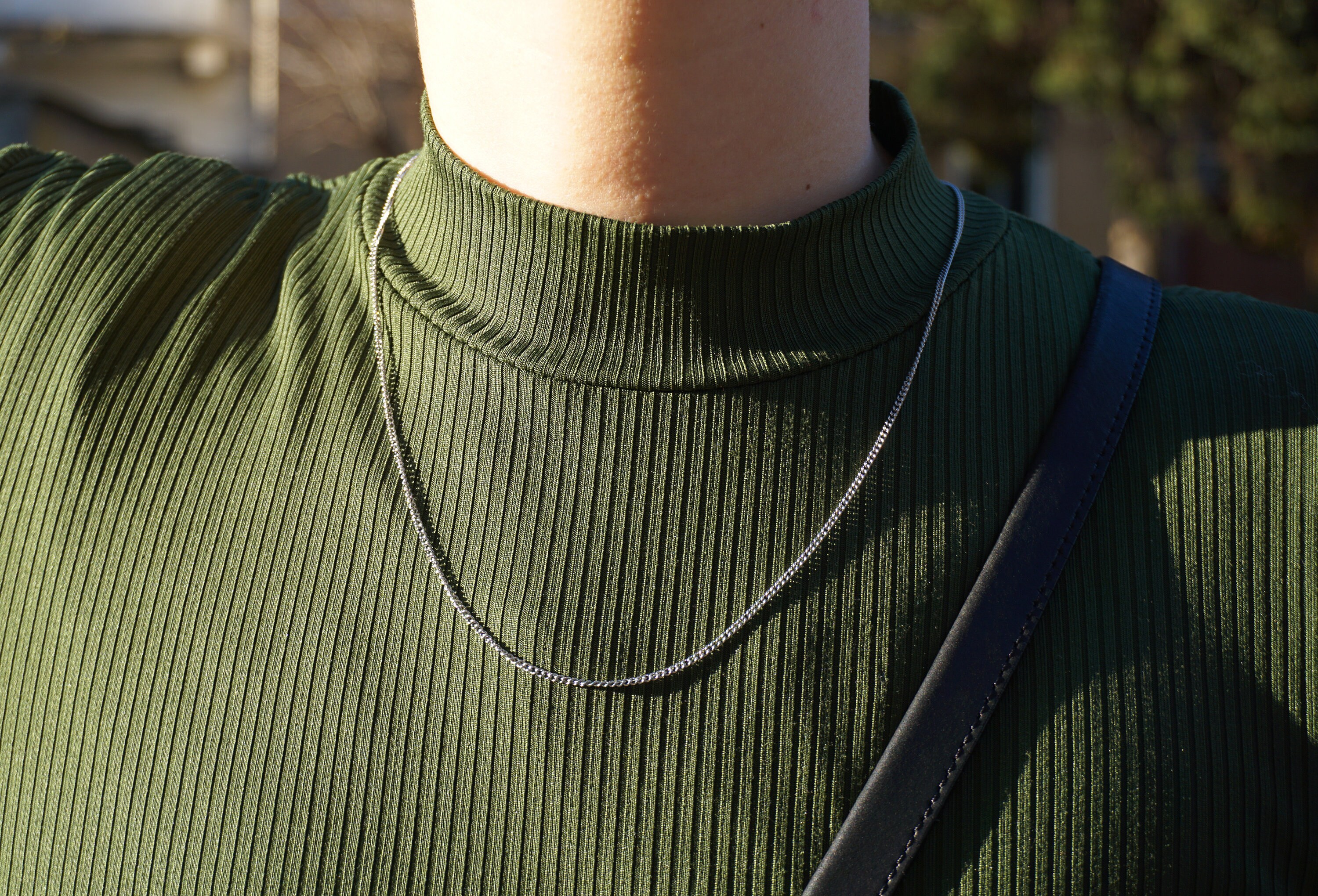 Silver Connell Chain, Curb Style Silver Plated Stainless Steel Connell ...