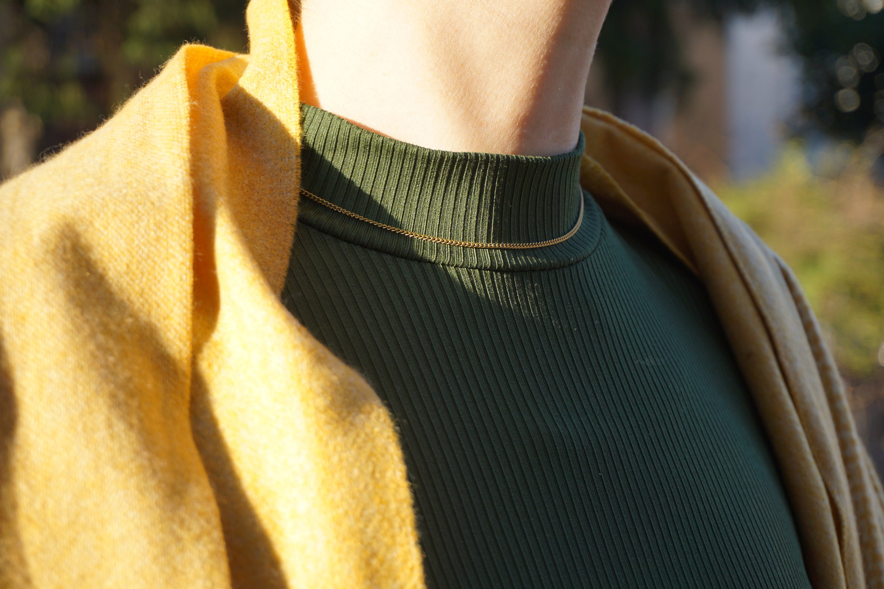 Golden Connell Chain, Curb Style Gold Plated Stainless Steel Connell ...