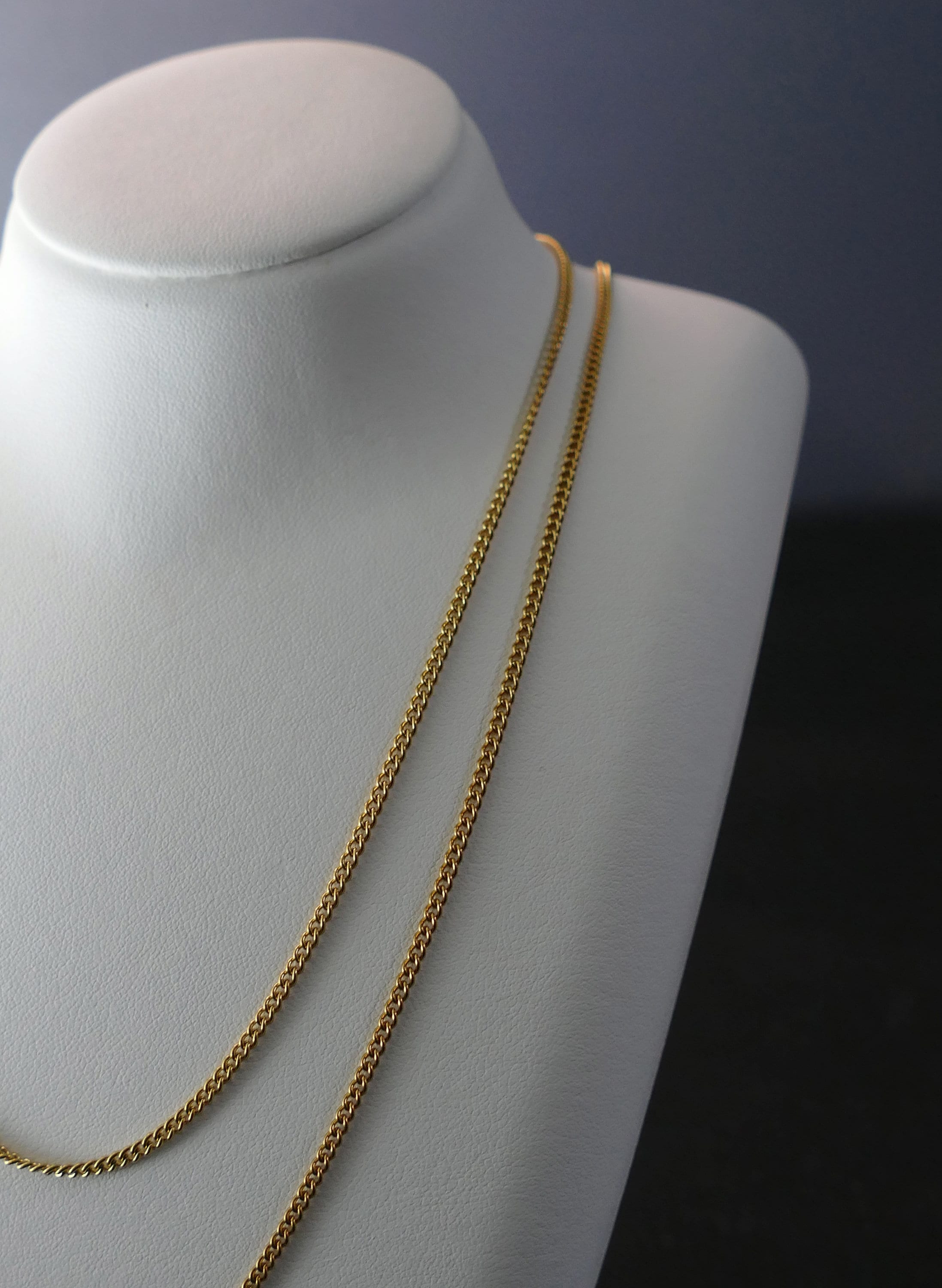 Golden Connell Chain, Curb Style Gold Plated Stainless Steel Connell ...