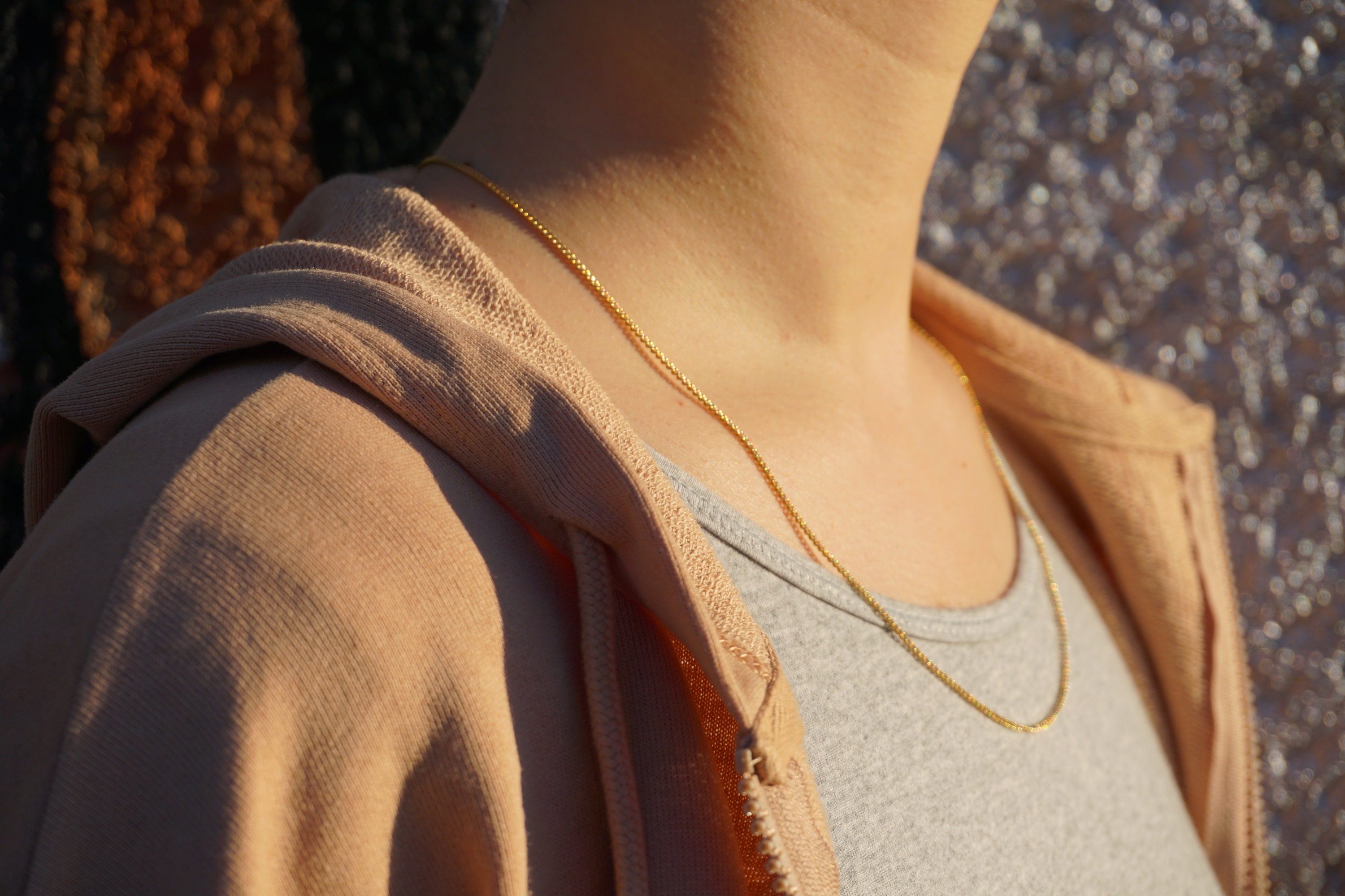 Golden Connell Chain, Curb Style Gold Plated Stainless Steel Connell ...