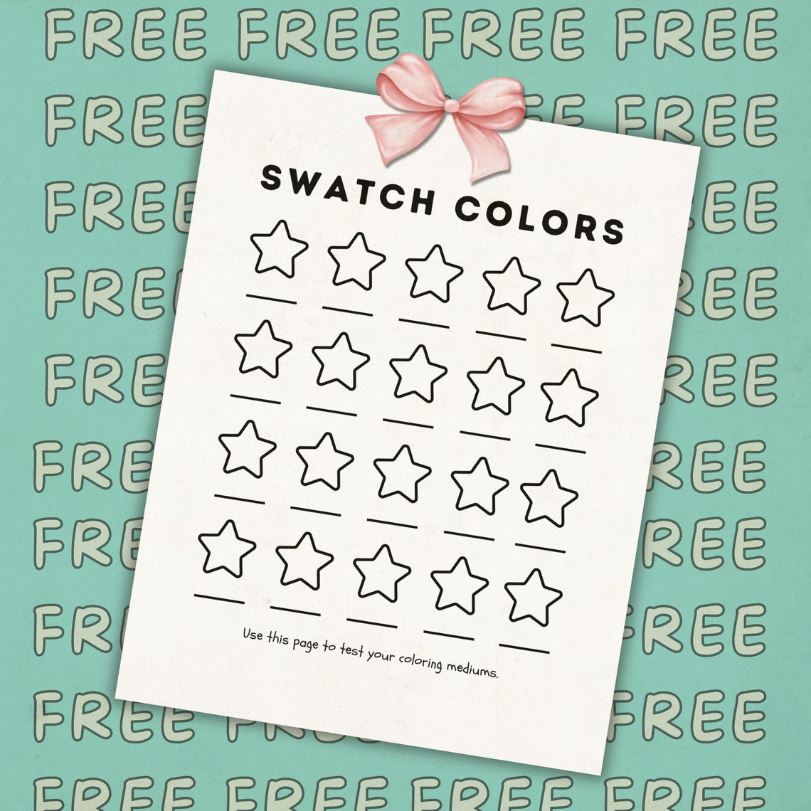 6 Coloring Patterns Practice Sheets, Blending Squares for Ohuhu, Copic ...