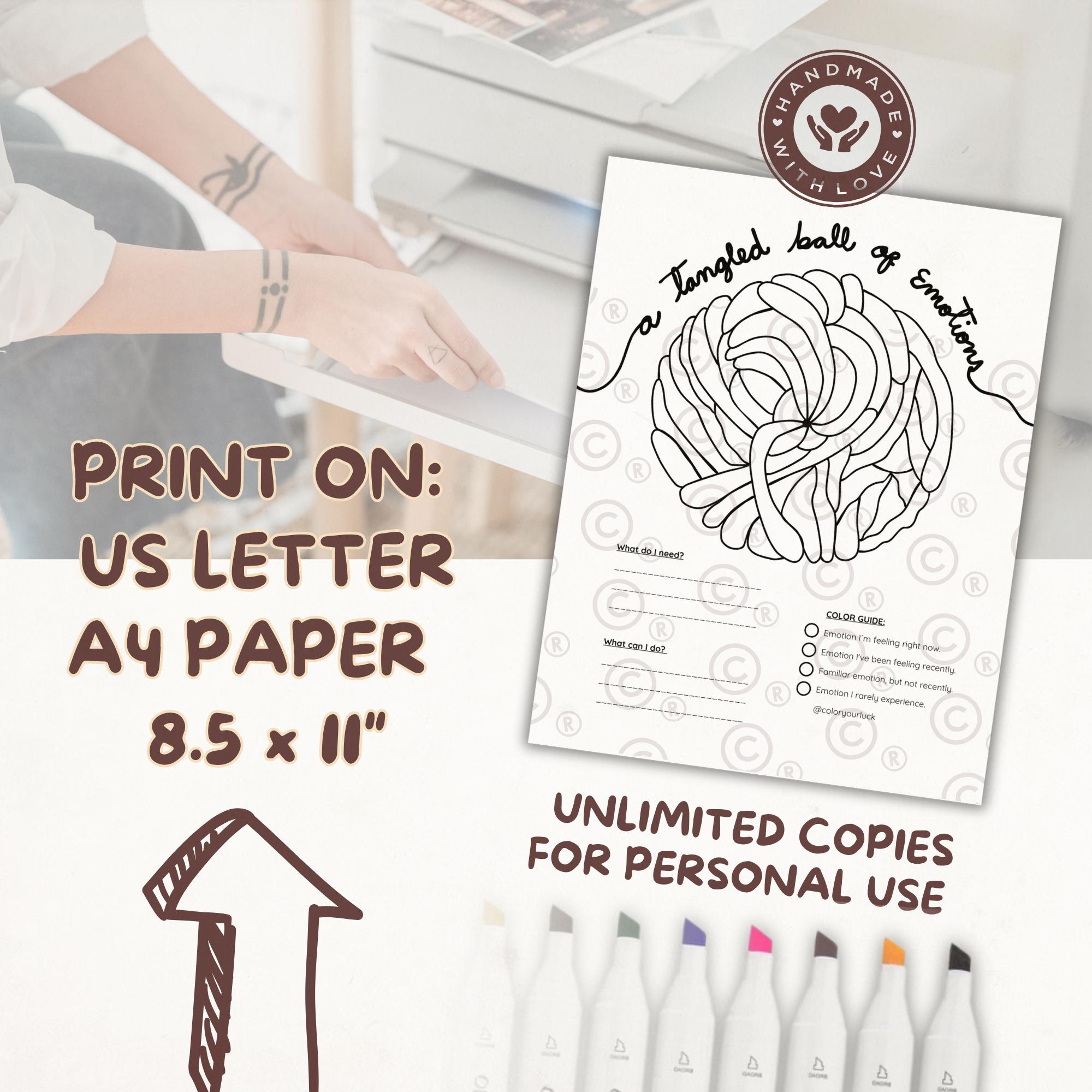 Tangled Ball of Emotions: Mindfulness Tool for Art Therapists - Mental ...