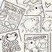 Baby Hippo Moo Deng Coloring Pages | Cute Pygmy Hippopotamus Designs ...
