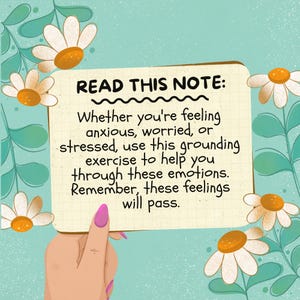 Grounding Exercise Coloring Page Zones of Regulation, Coping Skills ...