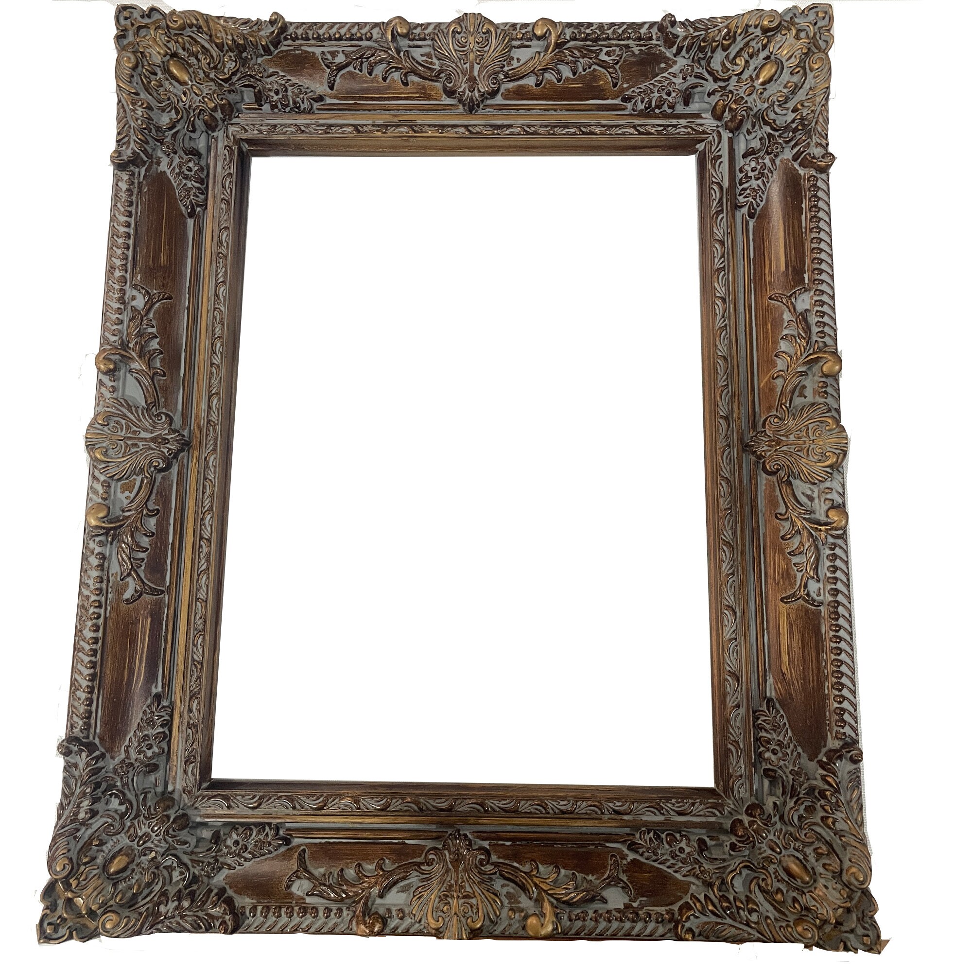 2.95wide Ornate Frame,vintage Gothic Wall Picture Frame,antique Aged ...