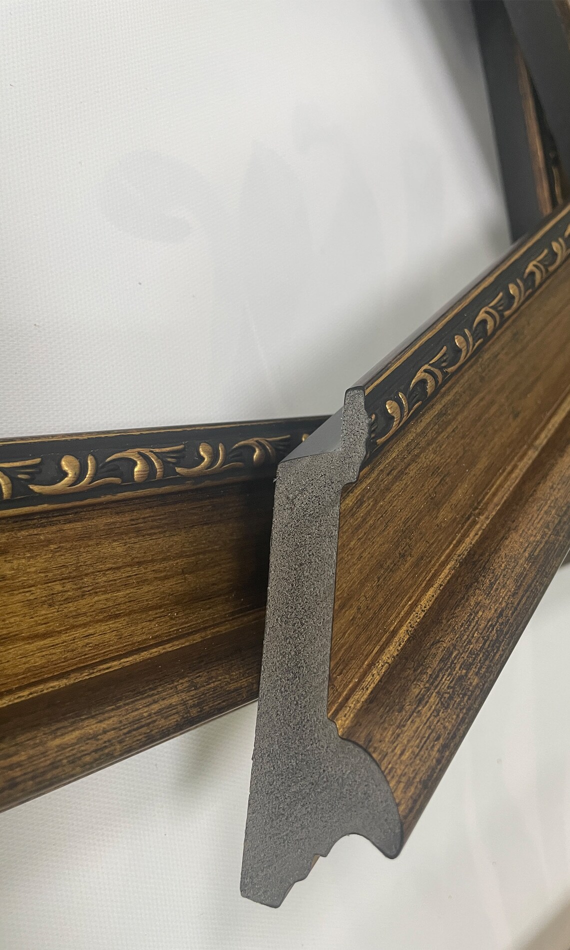 Custom Picture Frame Aged Gold Photo Frame, Wall Canvas Frame, Vintage ...