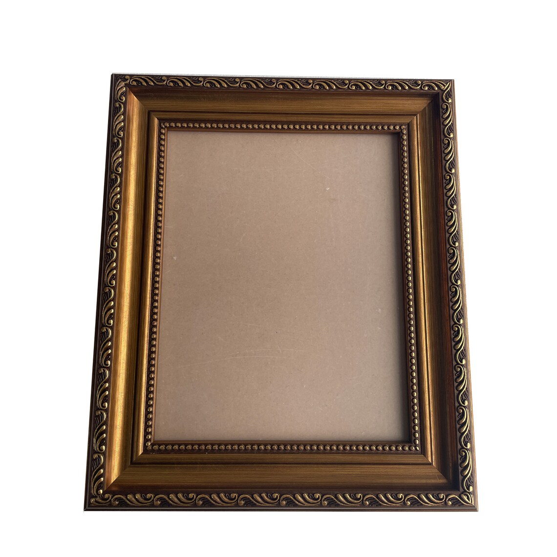 Custom Picture Frame Brushed Gold, Wall Hanging Canvas Frame, Vintage ...