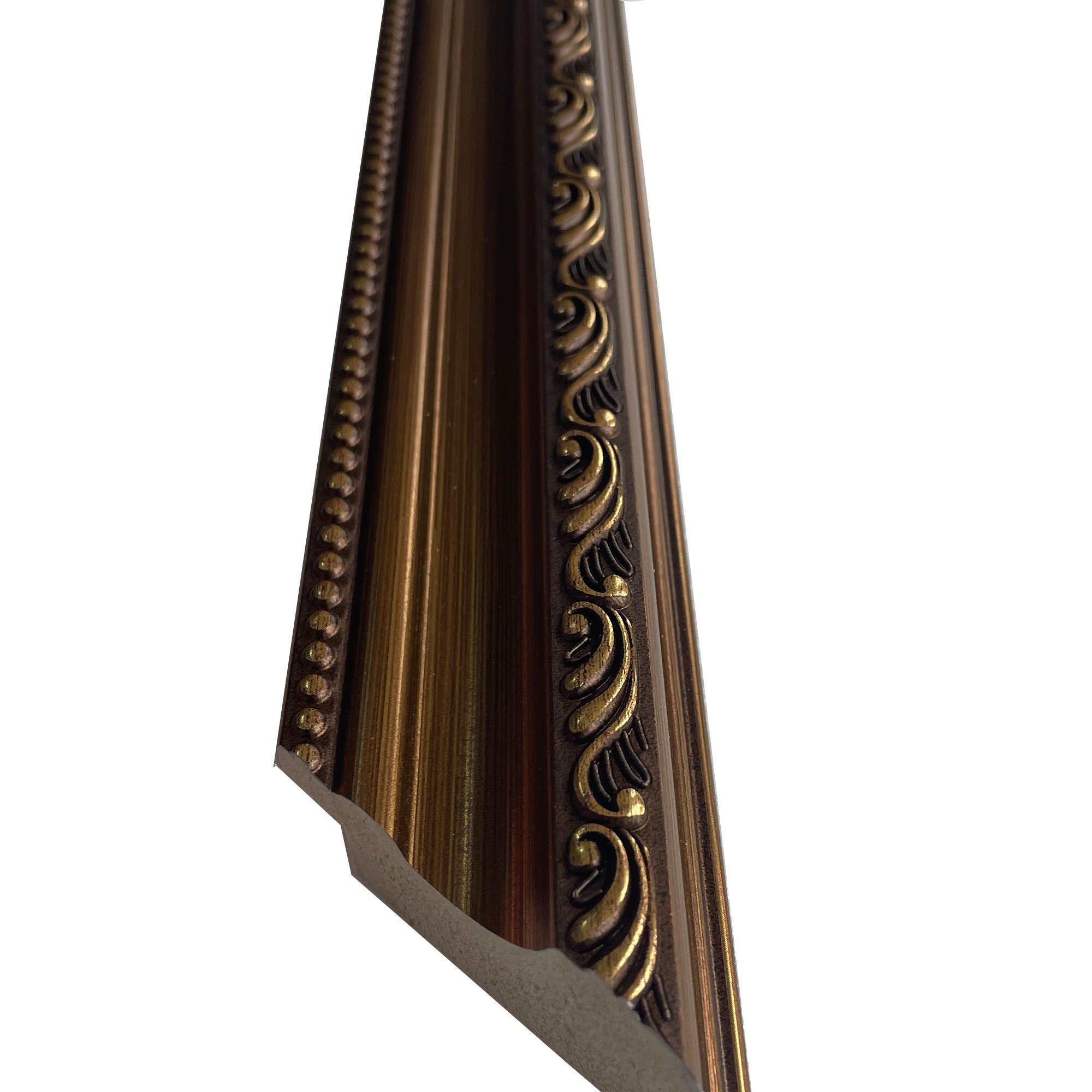 Custom Picture Frame Brushed Gold, Wall Hanging Canvas Frame, Vintage ...