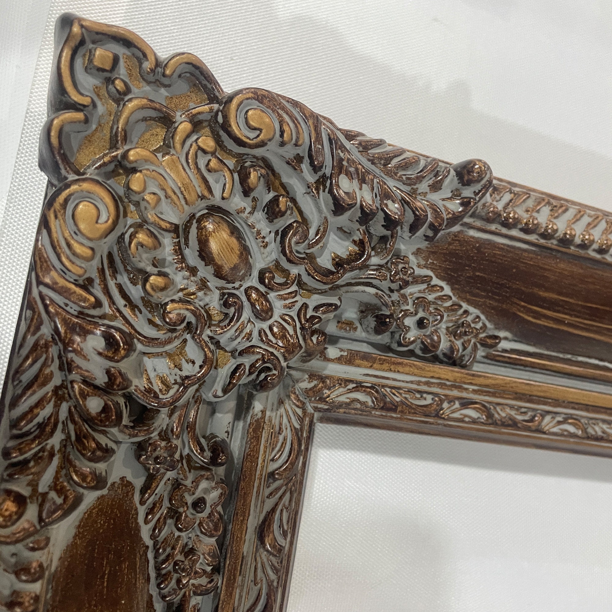 2.95wide Ornate Frame,vintage Gothic Wall Picture Frame,antique Aged ...