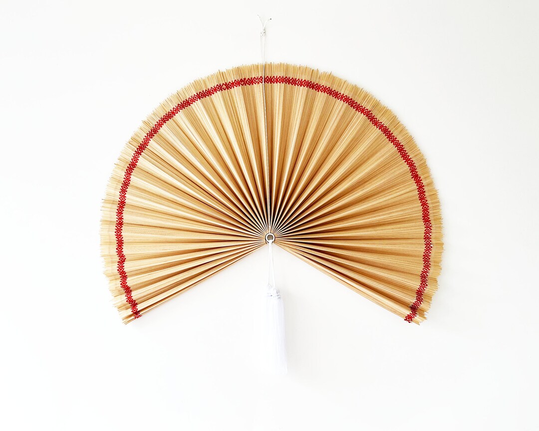 Bamboo Wall Fan, Wall Fan, Wall Fan Decor, Fan Wall Decor, Bamboo Fan ...