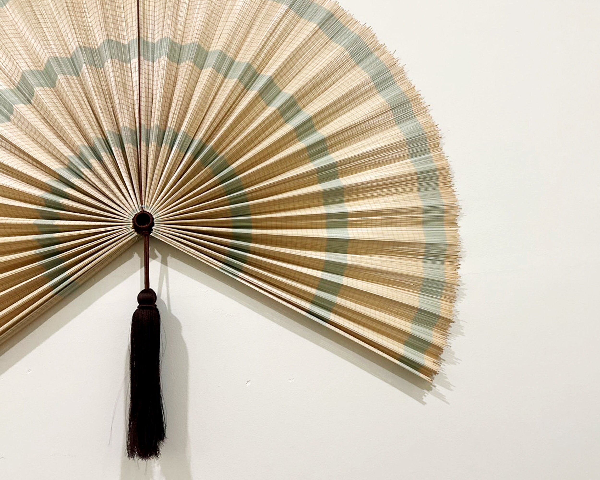 Bamboo Wall Fan, Wall Fan, Wall Fan Decor, Fan Wall Decor, Bamboo Fan ...
