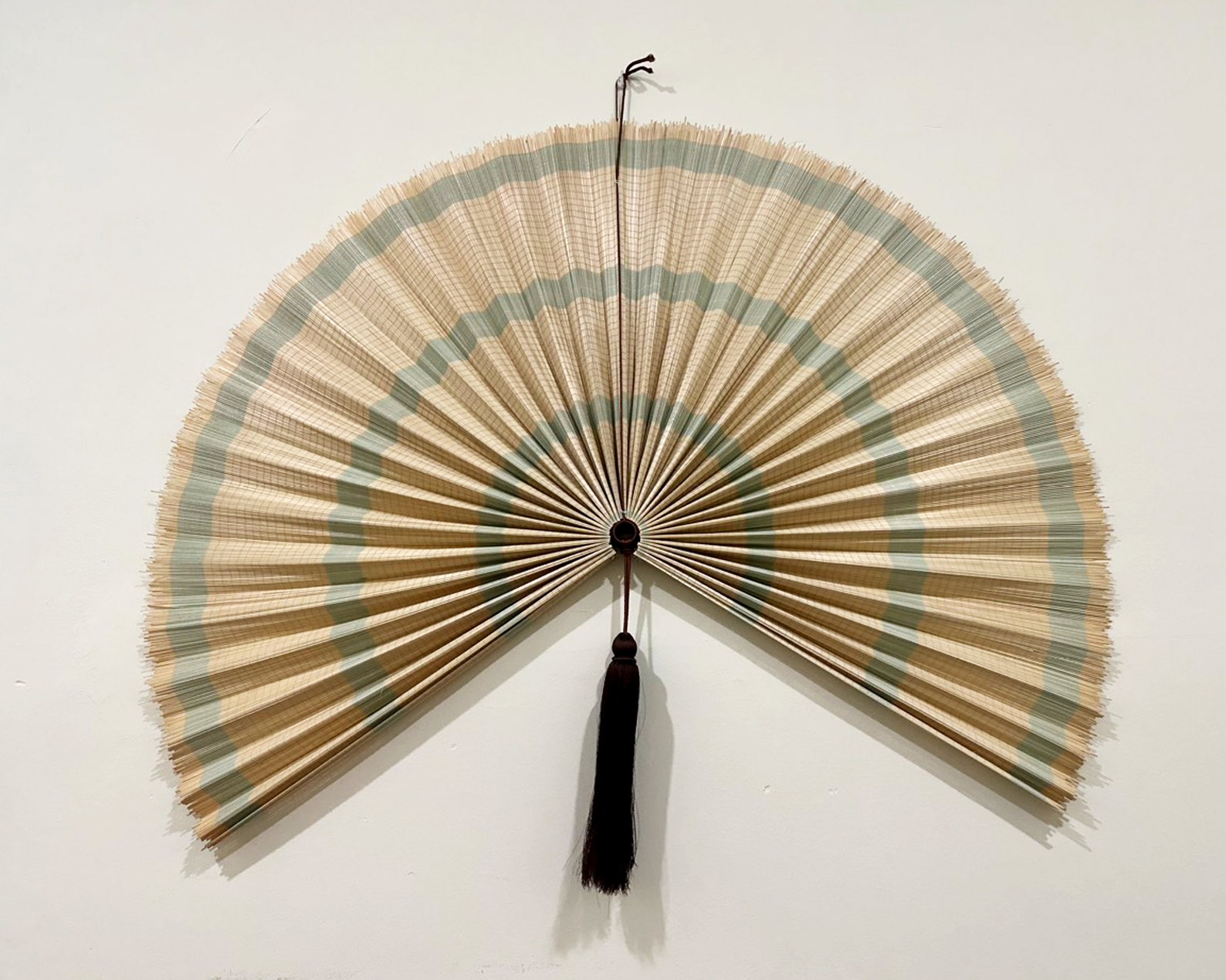 Bamboo Wall Fan, Wall Fan, Wall Fan Decor, Fan Wall Decor, Bamboo Fan ...