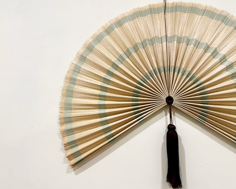 Bamboo Wall Fan, Wall Fan, Wall Fan Decor, Fan Wall Decor, Bamboo Fan ...