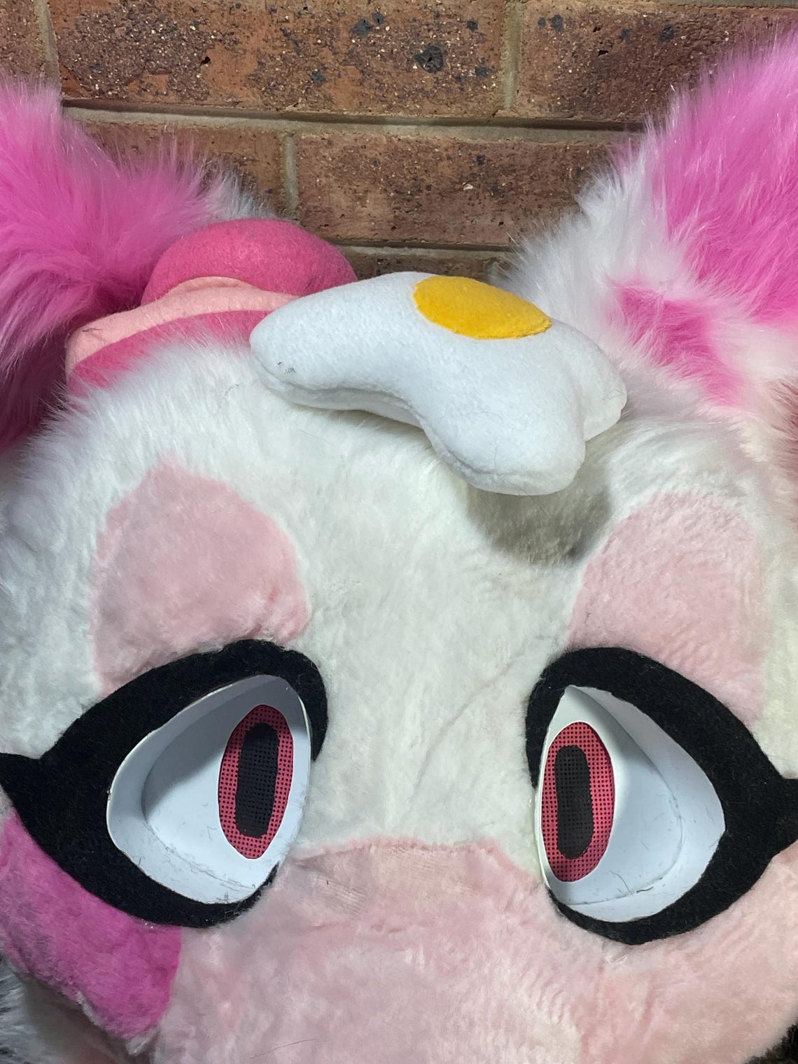 Fursuit Fried Egg Plush Furry Prop for Fursuits - Etsy