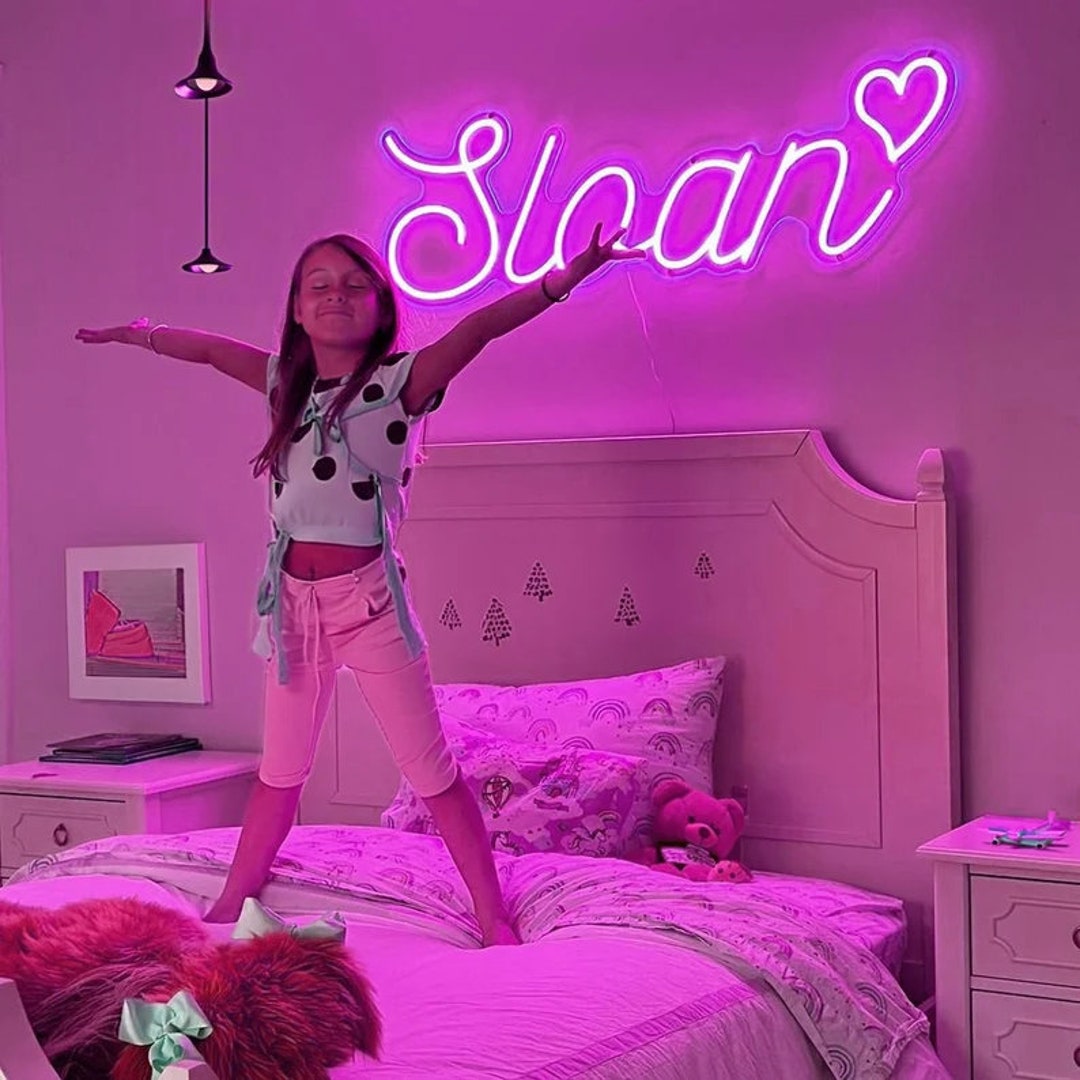 Personalized Child Neon Name Neon First Name Neon - Etsy