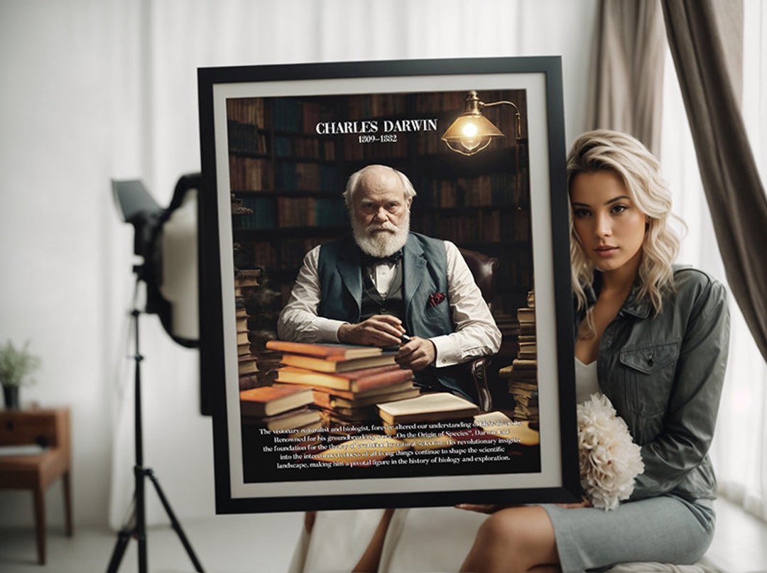Printable Charles Darwin Classroom Decor Science Gallery - Etsy