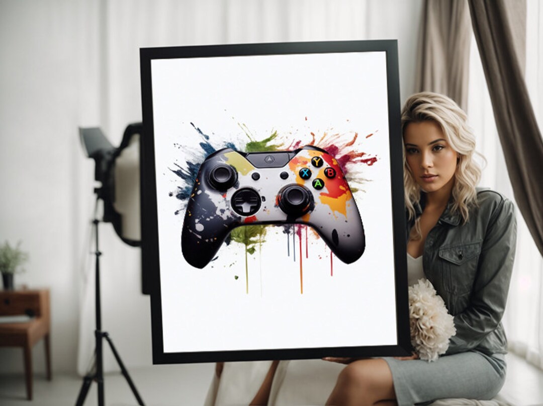 Printable Game Controller Gameroom Decor, Gallery Wall, Art, Gaming Art ...