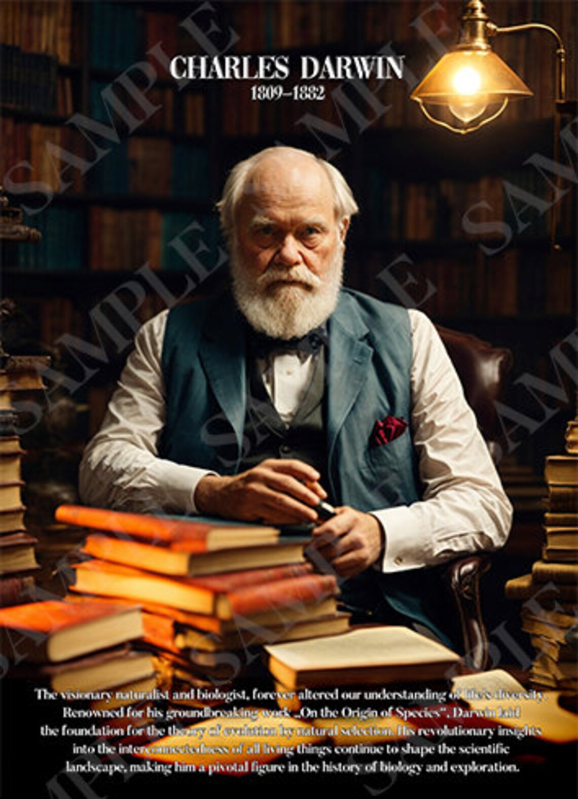 Printable Charles Darwin Classroom Decor Science Gallery - Etsy