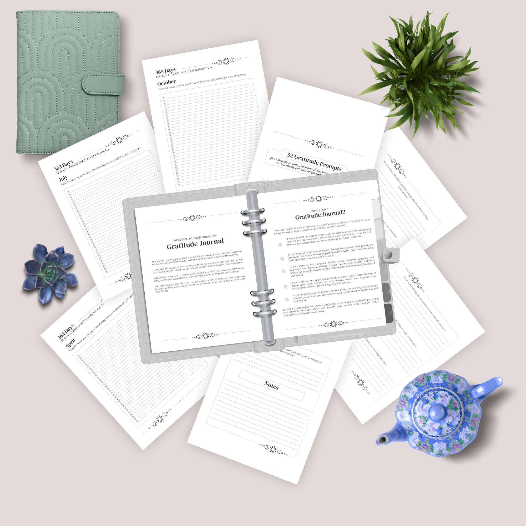 365 Days of Gratitude Printable Gratitude Journal Daily - Etsy