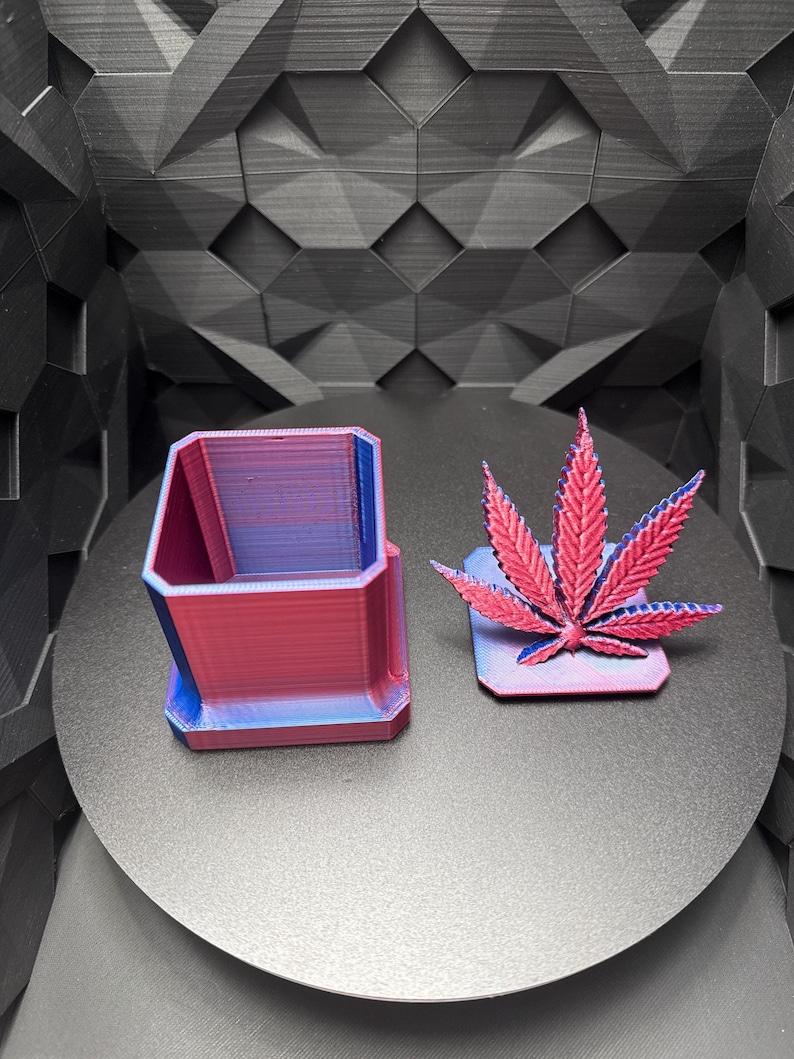 Pot Leaf Trophy Container - Etsy