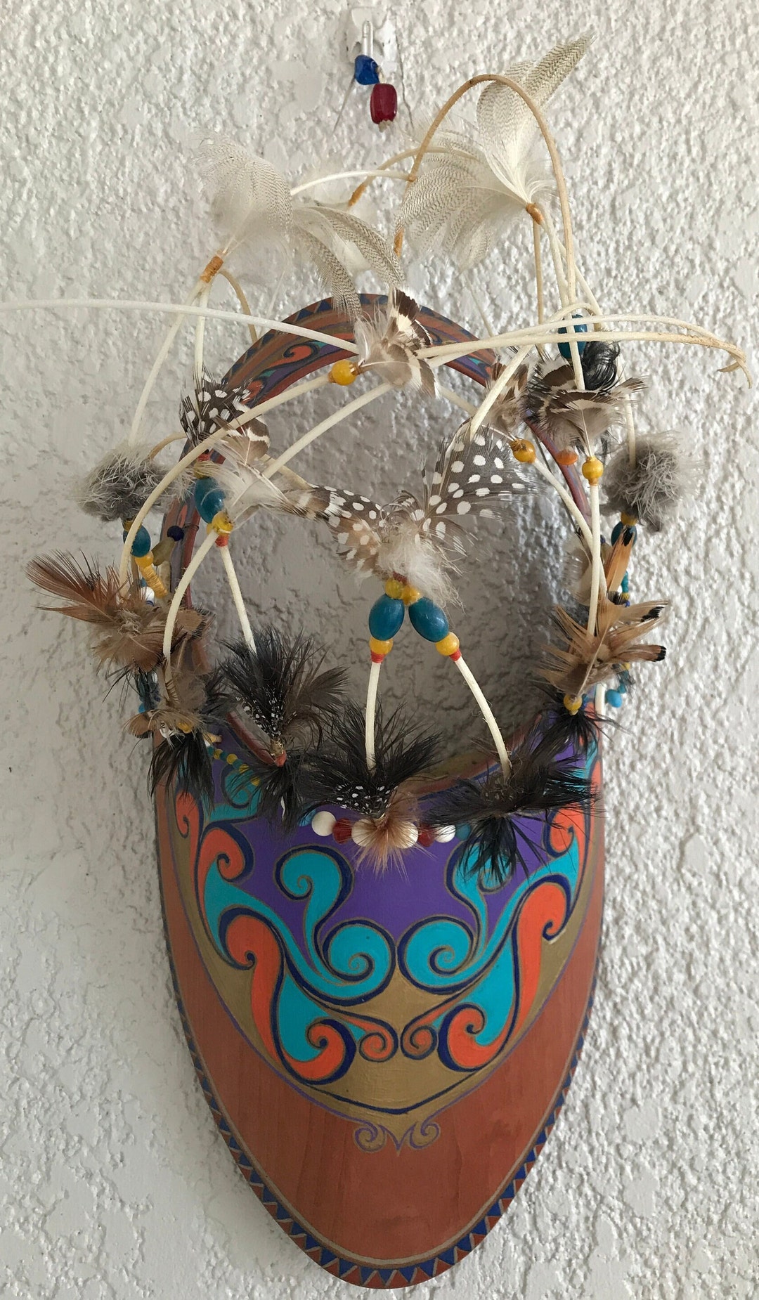 Rare Artwork, Aleut Style Visor, Native American Art, Northwest Art ...