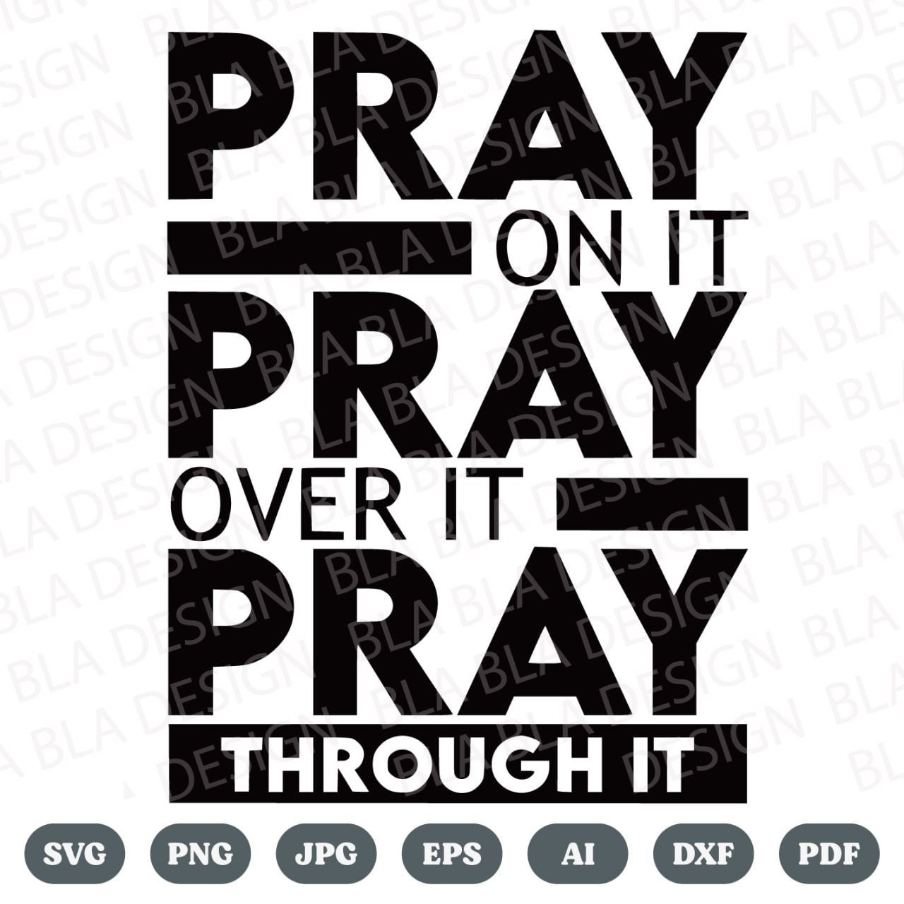 Pray on It Svg, Pray on It Png, Pray Over It Svg, Pray Svg, Christian ...