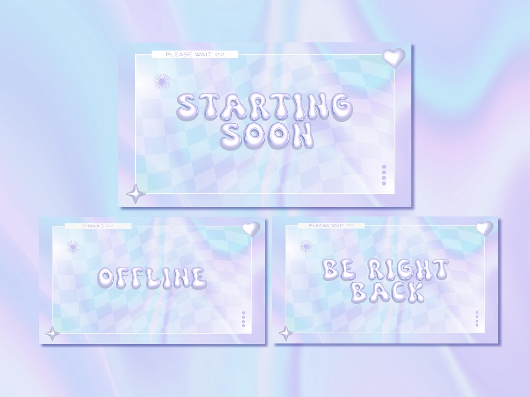 Holographic Animated Overlay – Complete Stream Pack - Etsy