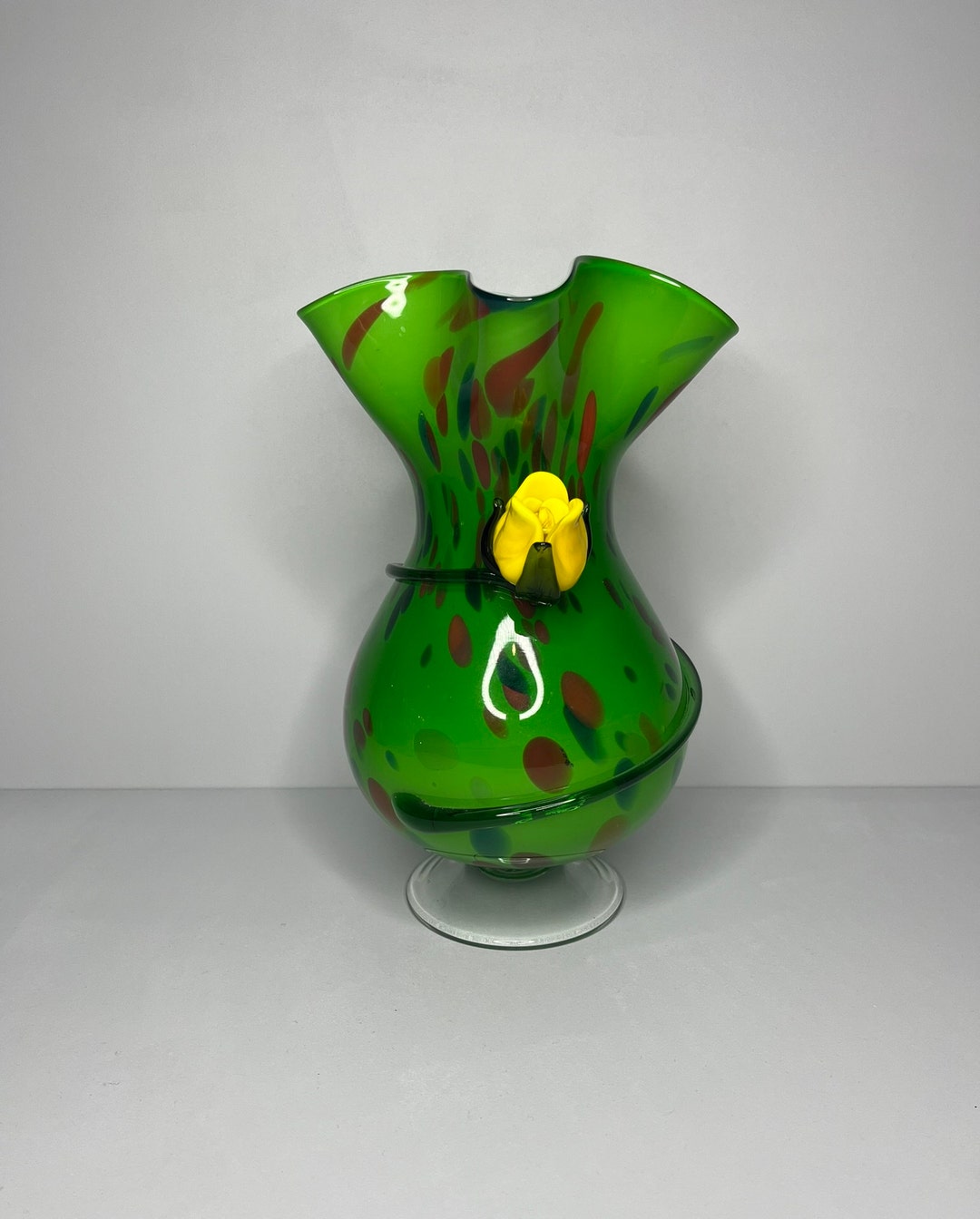 Very Large Glass Vase From the 1950s - Etsy