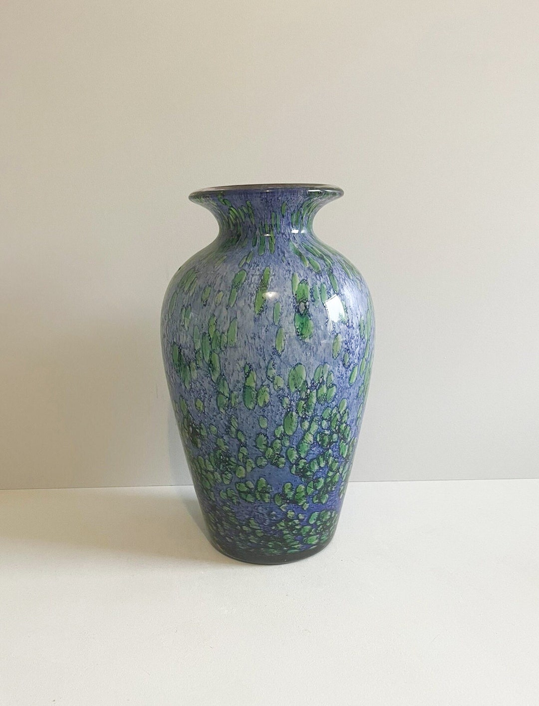 Large La Rochère Glass Vase From the 70s - Etsy