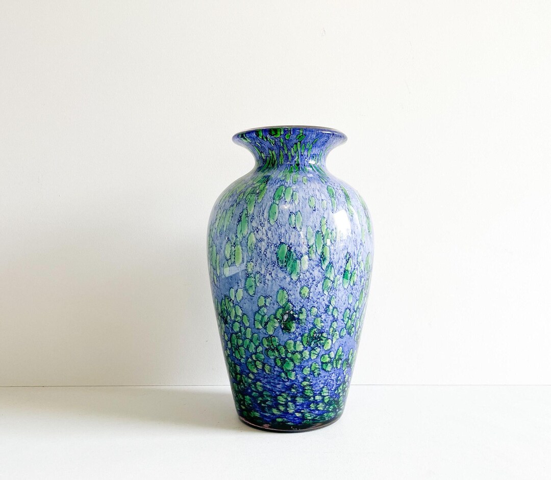 Large Glass Vase From La Rochère, the Oldest Glassworks in Europe, Mid ...