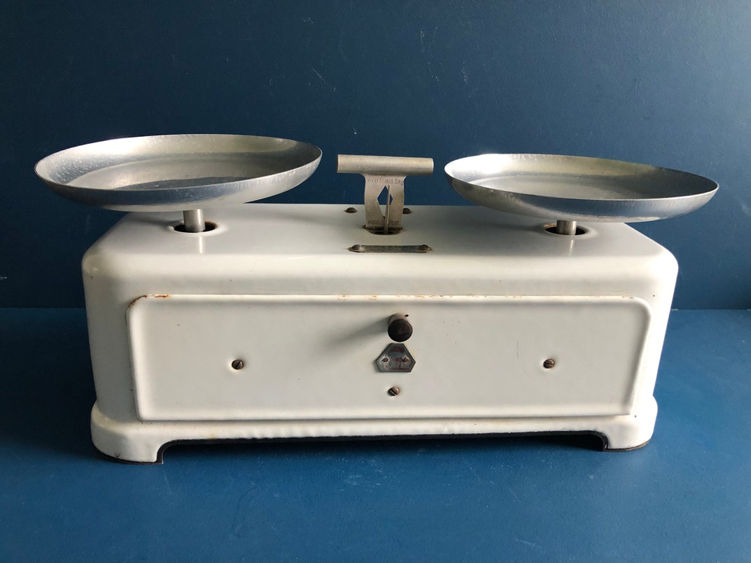 Household Scale in Enameled Sheet Metal TORIX From the - Etsy