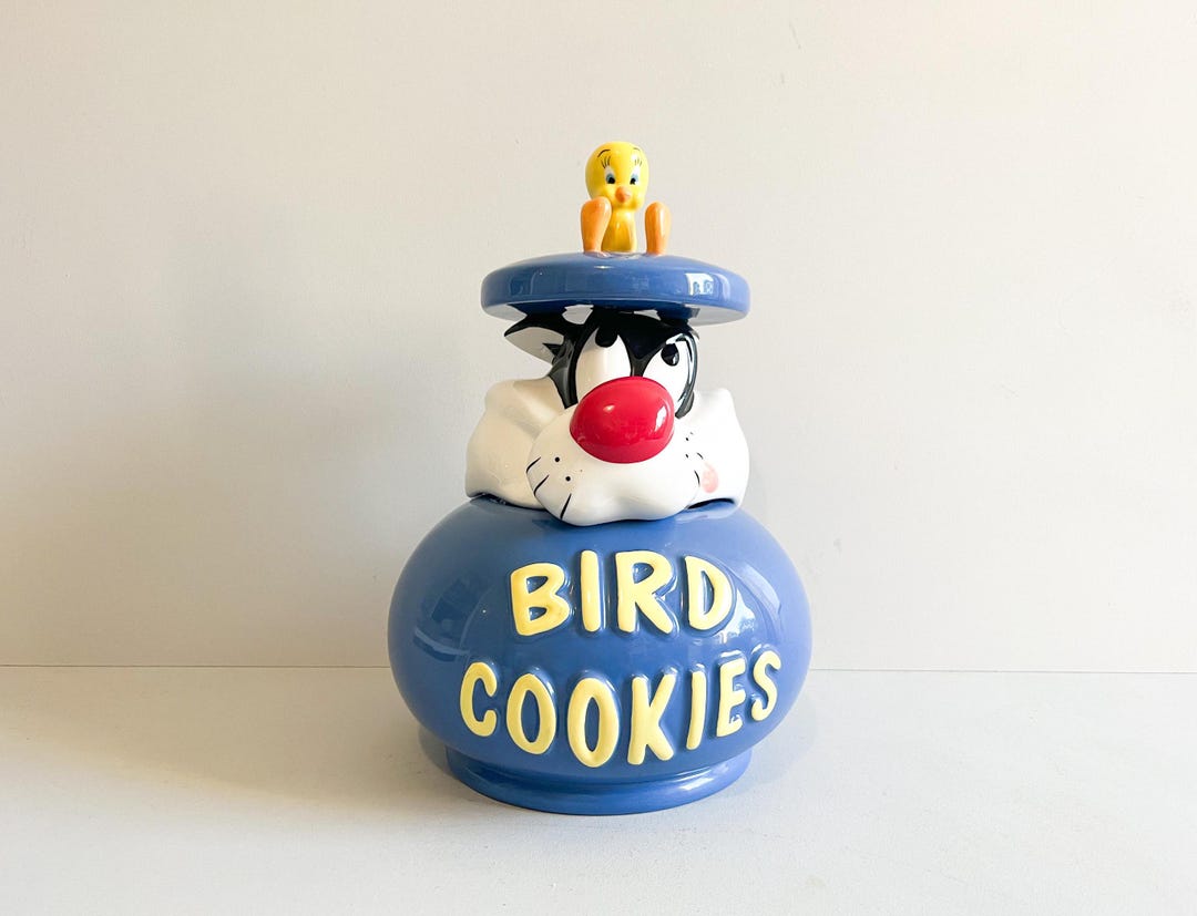 Large Cookie Box - Bird Cookies - Tweety & Sylvester (grumpy's Cat ...