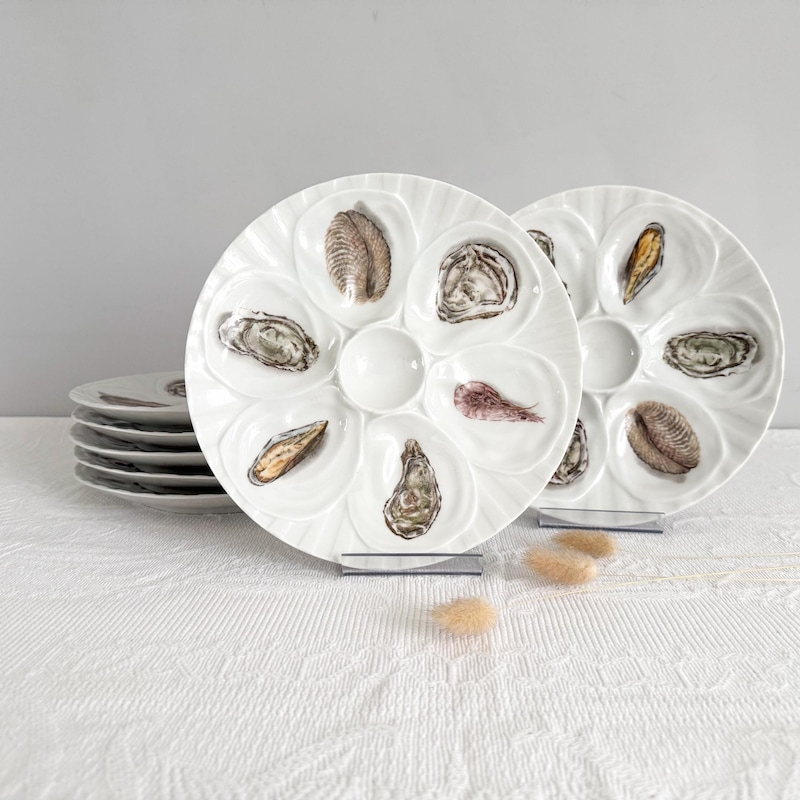 French Oyster Plate 2 - Etsy UK