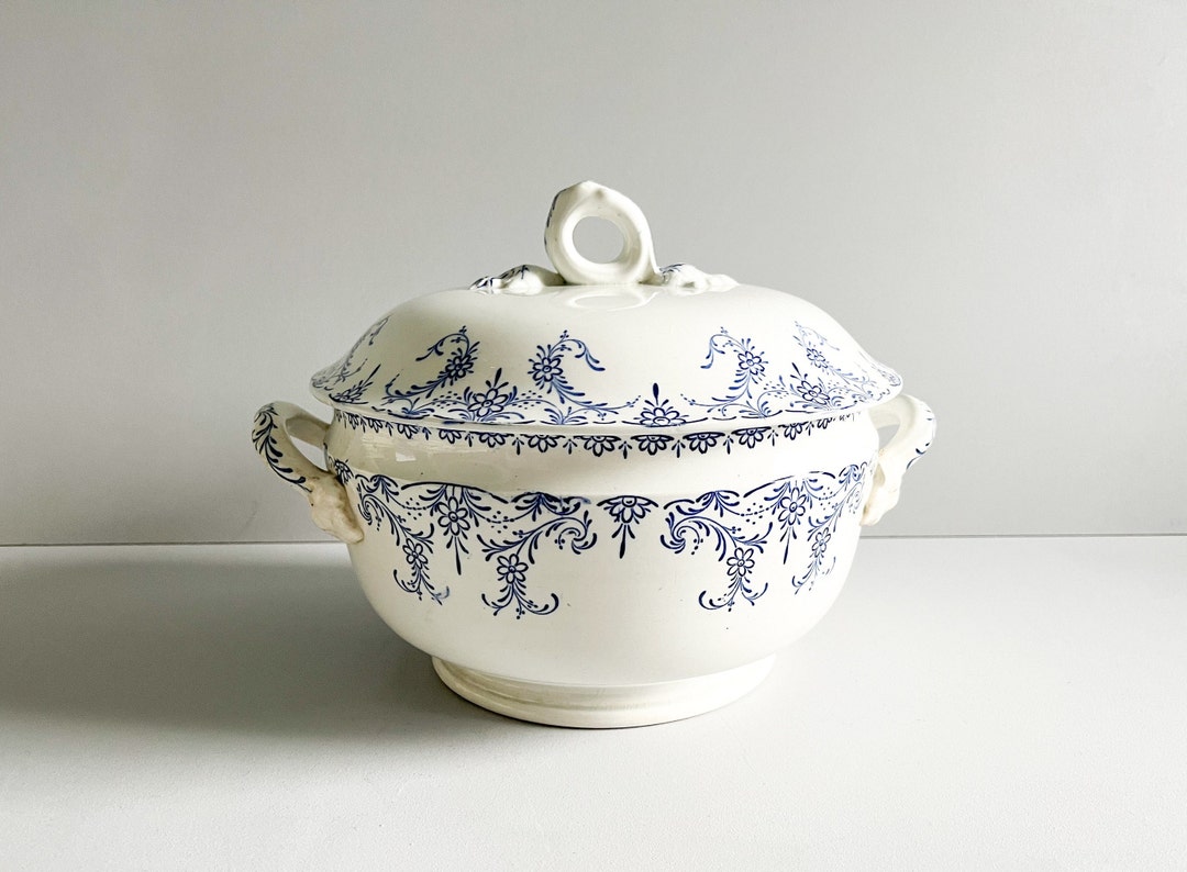 A Large Ironware Soup Tureen, China Model, Lunéville, Early 20th ...