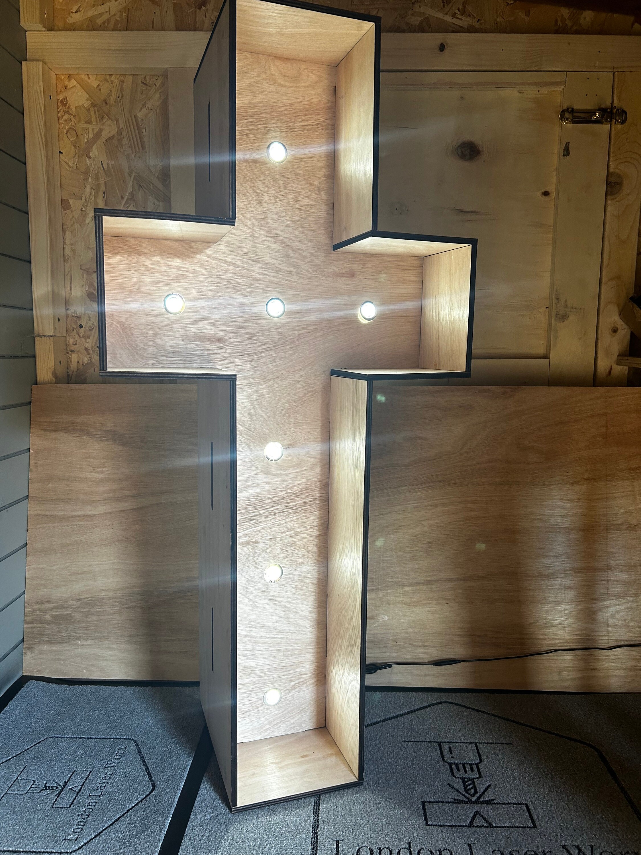 3D/4D Wooden Cross Digital File - Etsy