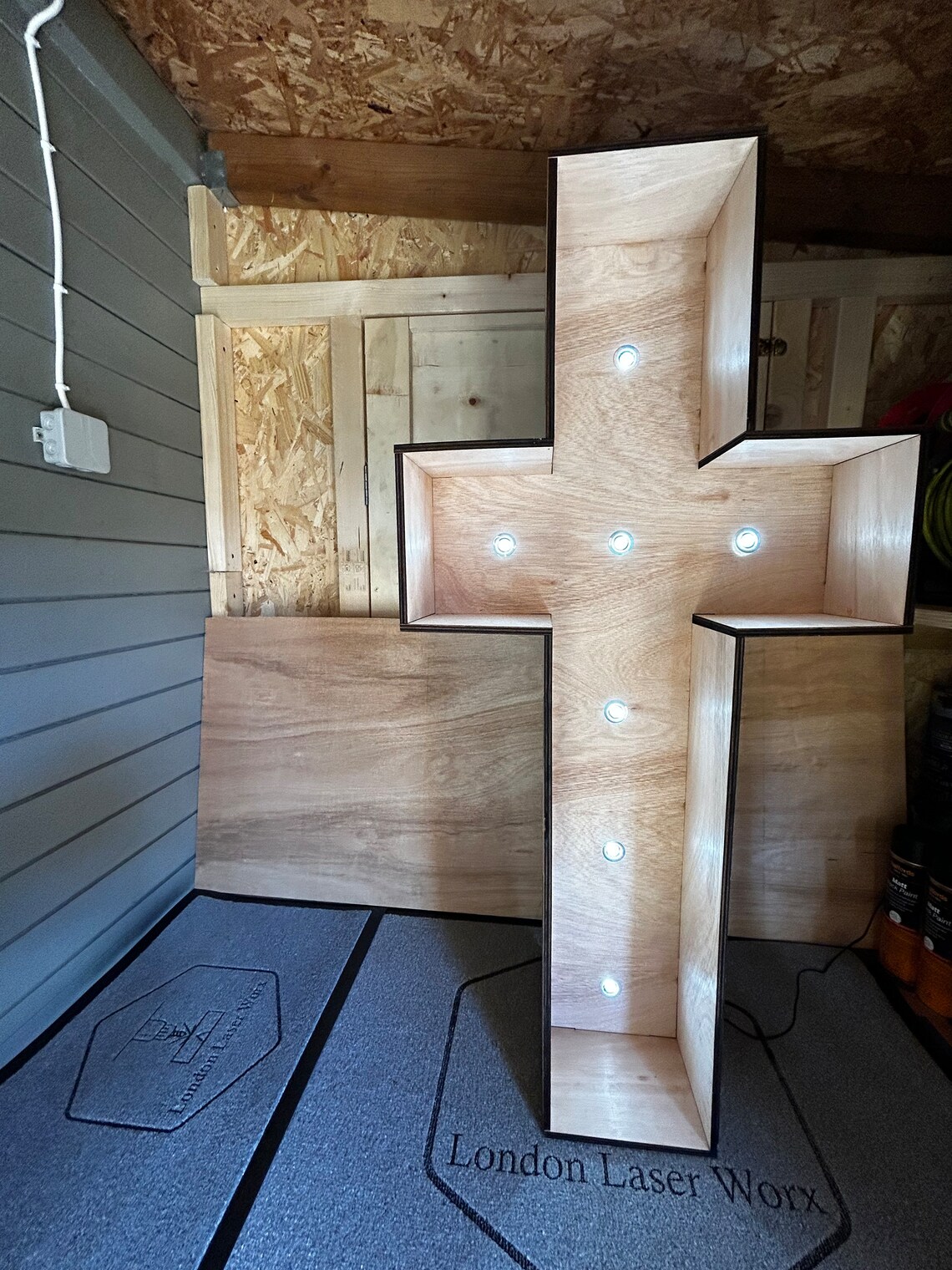 3D/4D Wooden Cross Digital File - Etsy