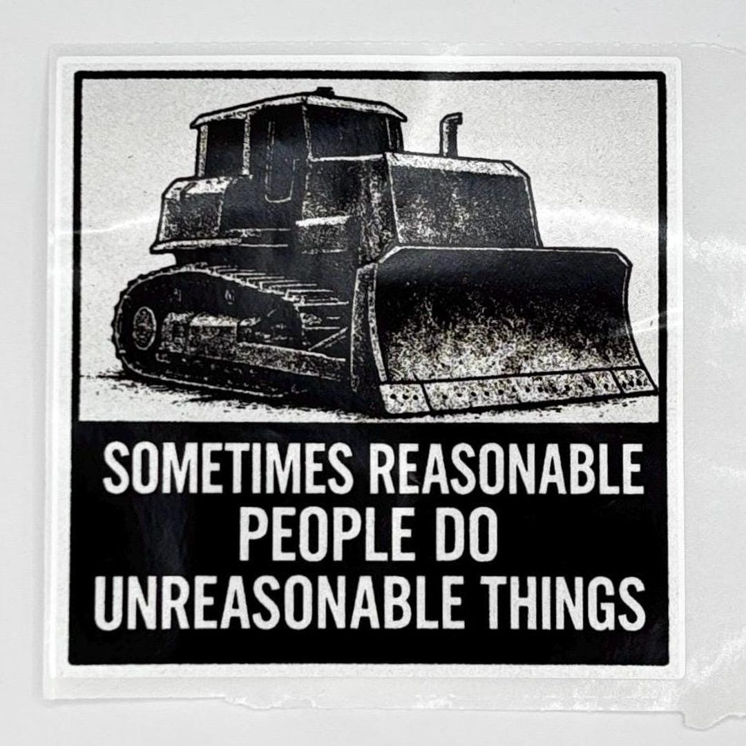 Killdozer Sticker 10×10 – Anprim – Anarcho-primitivist – Green ...