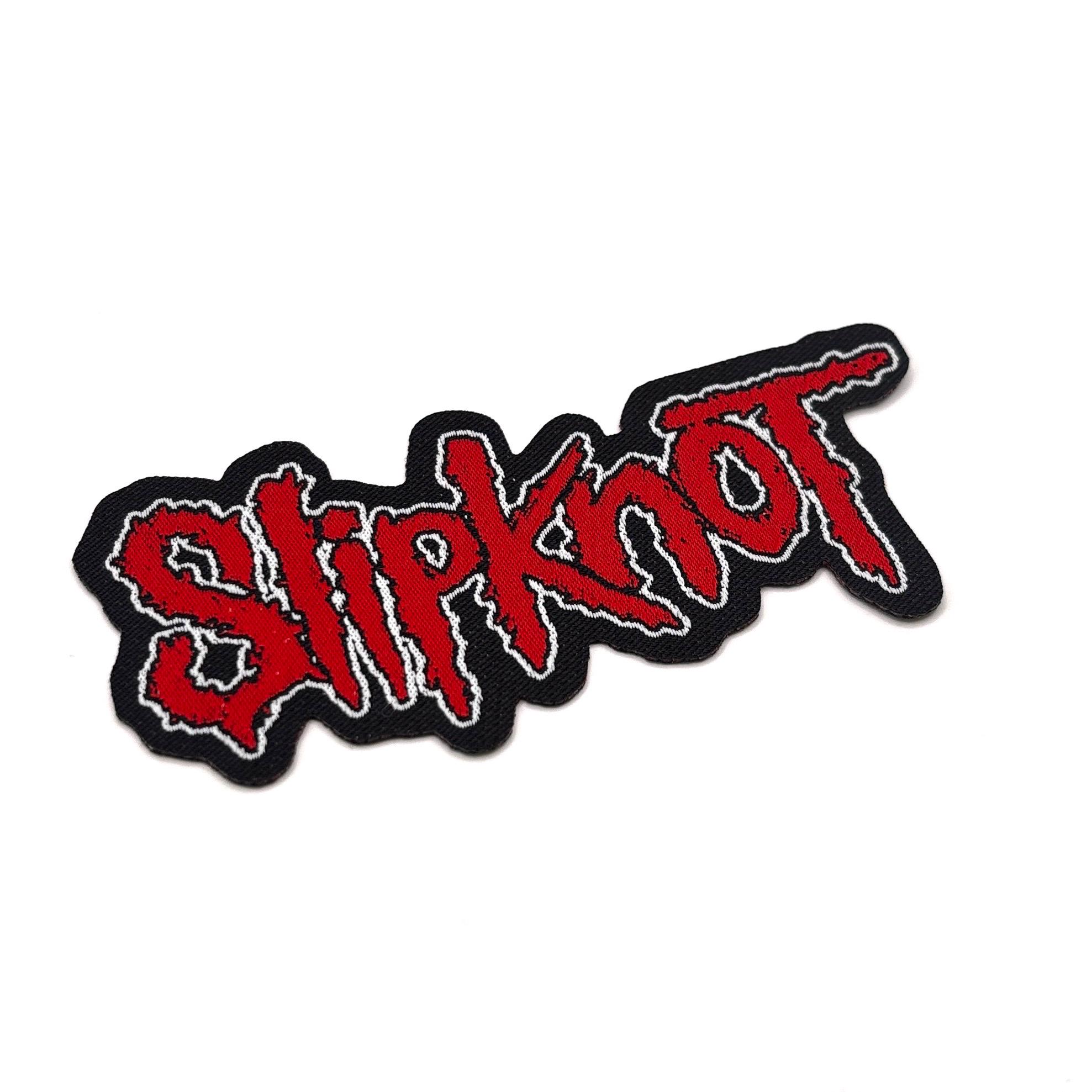 Slipknot Patch – Red Logo Cut-out (10 × 4 Cm) – Official Sew-on Nu ...