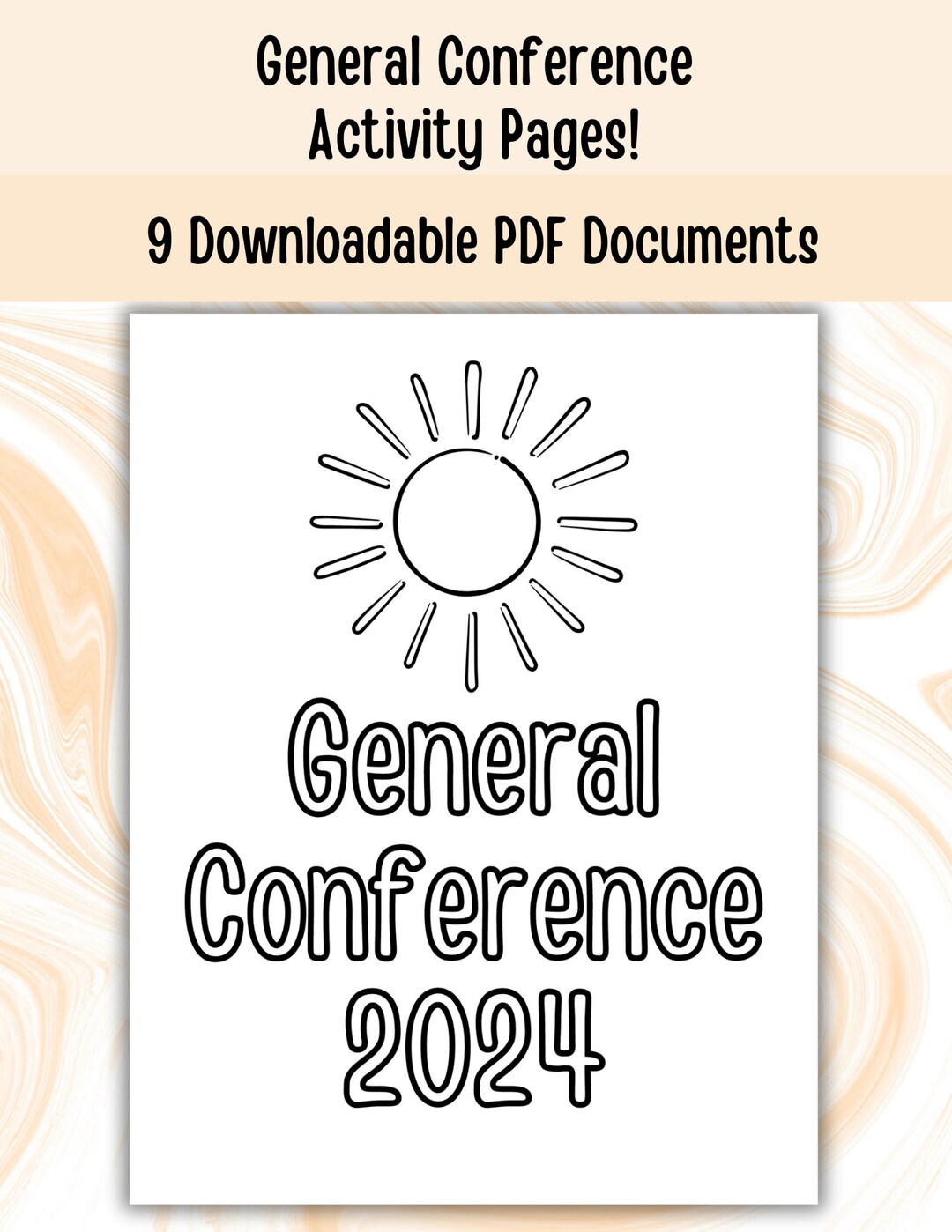 General Conference Activity Pages - Children Activity Pages - Coloring ...